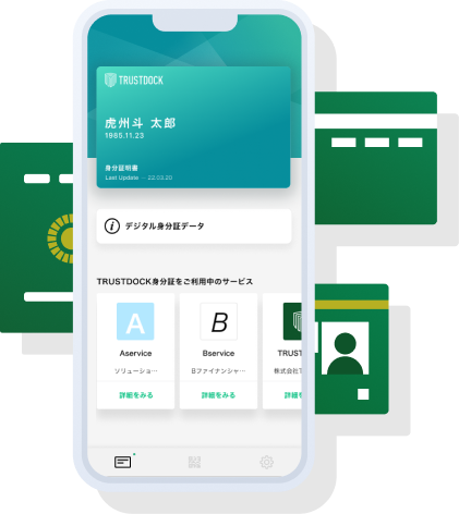 便利な身分証レスライフの決定版「デジタル身分証」-TRUSTDOCK